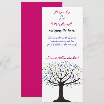 Tree of Life Save the Date Wedding Invitation | Zazzle