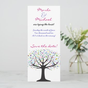 Tree of Life Save the Date Wedding Invitation | Zazzle