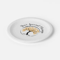 Tree of Life Survivor Party Paper Plates | Zazzle