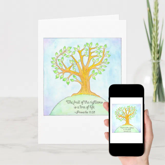 Tree of Life Sympathy Card | Zazzle