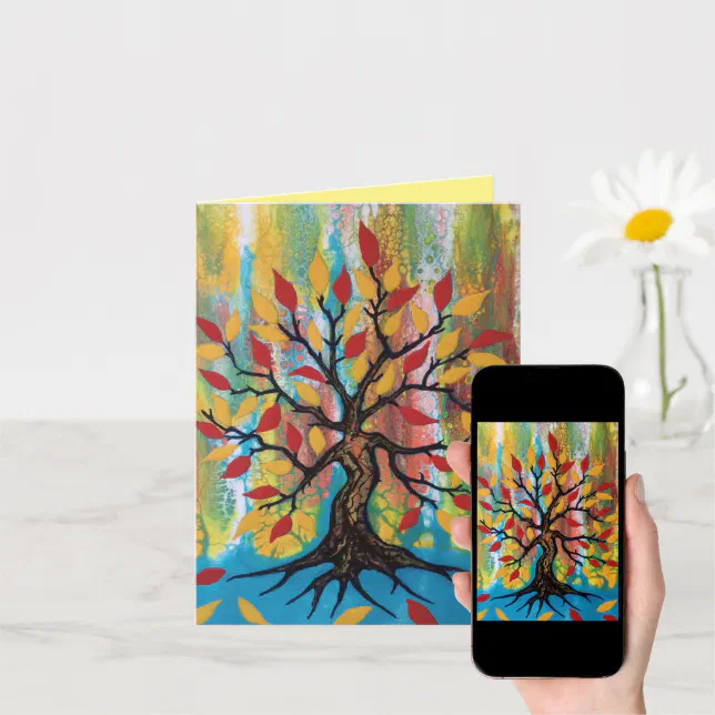 Tree of Life Sympathy Card | Zazzle
