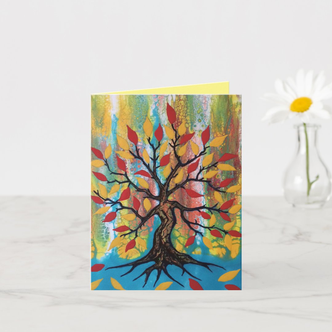 Tree of Life Sympathy Card | Zazzle