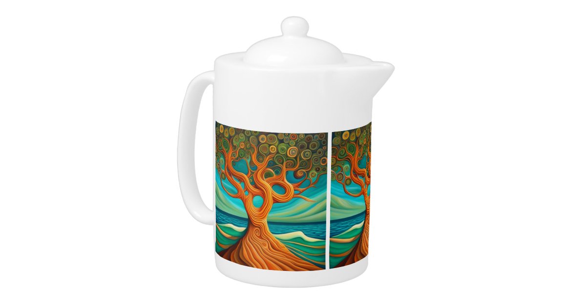 Tree of Life Teapot | Zazzle