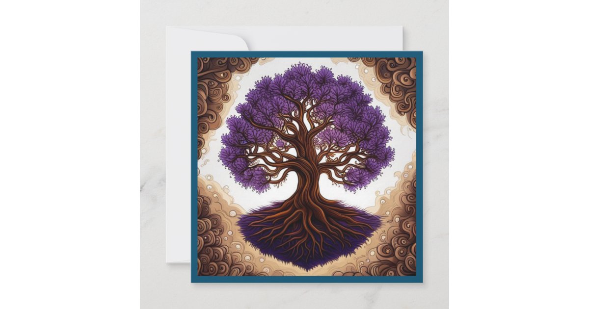 Tree of Life Thank You Card | Zazzle