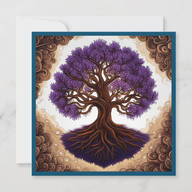 Tree of Life Thank You Card | Zazzle