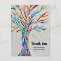 Tree of Life Thank You Postcard | Zazzle