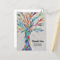 Tree of Life Thank You Postcard | Zazzle