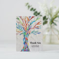 Tree of Life Thank You Postcard | Zazzle