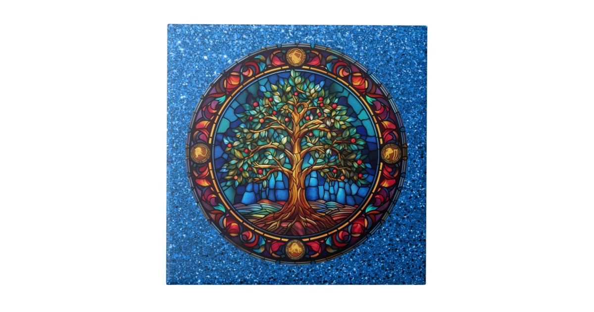 Tree of Life Tile | Zazzle