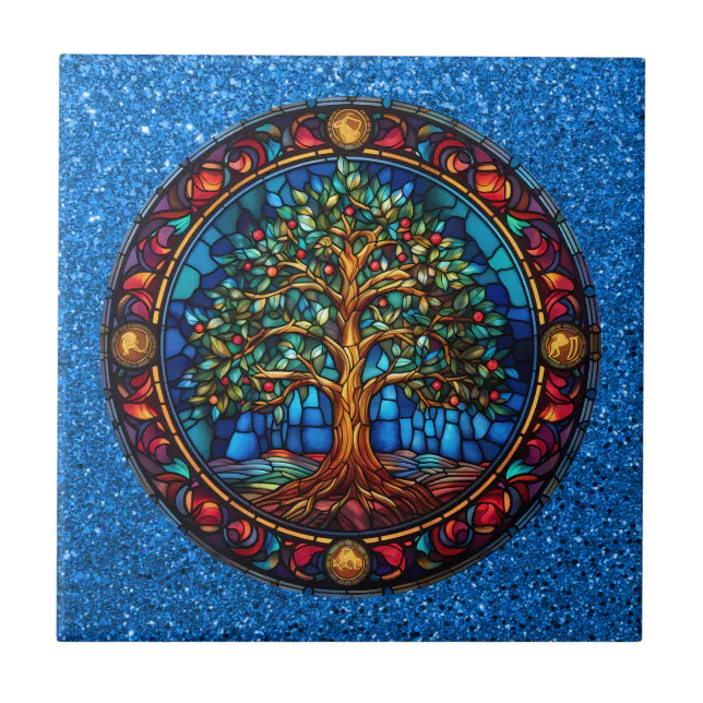 Tree of Life Tile | Zazzle
