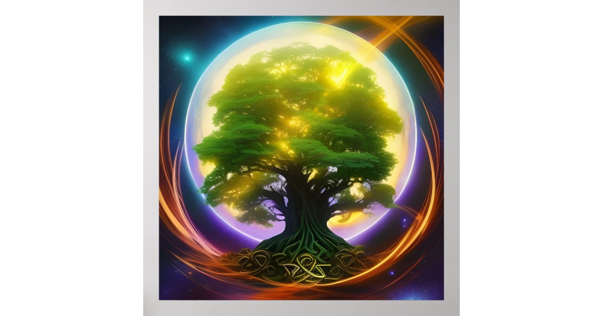 Tree of life version 2 poster | Zazzle