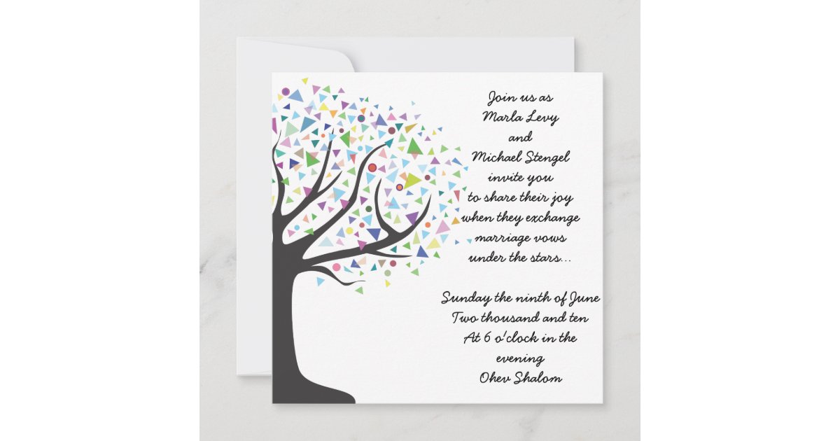 Tree of Life wedding Invitation | Zazzle