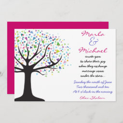 Tree of Life Wedding Invitation Invite Engagement | Zazzle