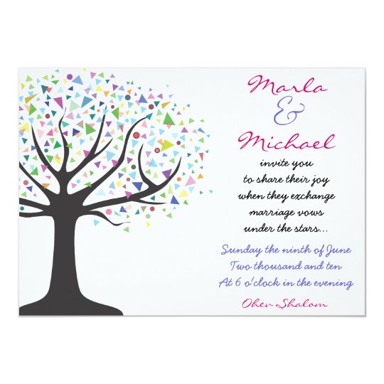 Tree of Life Wedding Invitation Invite Engagement | Zazzle.com