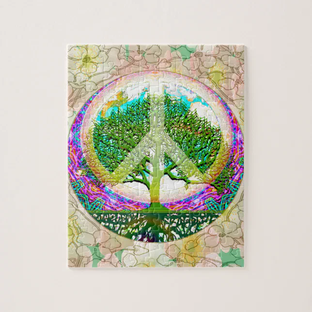 Tree of Life World Peace Jigsaw Puzzle | Zazzle
