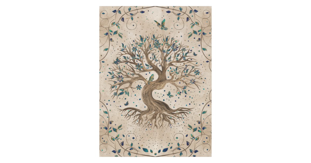 Tree of Life - Yggdrasil Tablecloth | Zazzle