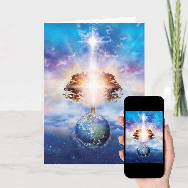 Tree of Light Card | Zazzle