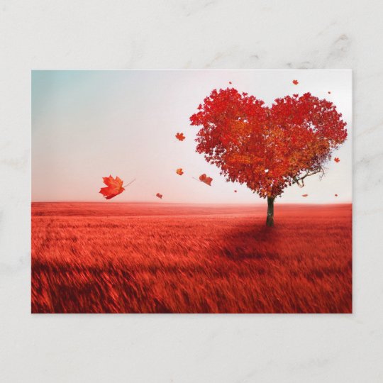 Tree Of Love Postcard | Zazzle.com