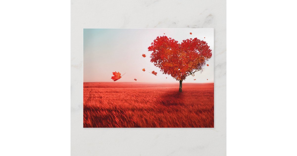 Tree Of Love Postcard | Zazzle.com