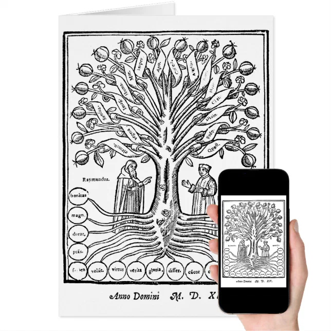 Tree of Science Greeting Card | Zazzle