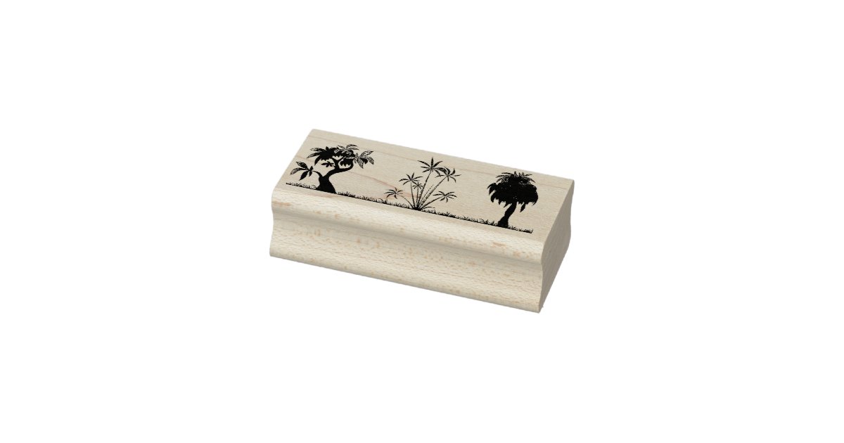 tree plants rubber stamp | Zazzle