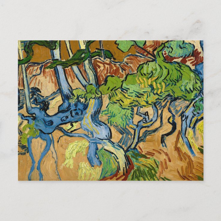 Tree Roots by Vincent van Gogh (July 1890) Postcard | Zazzle