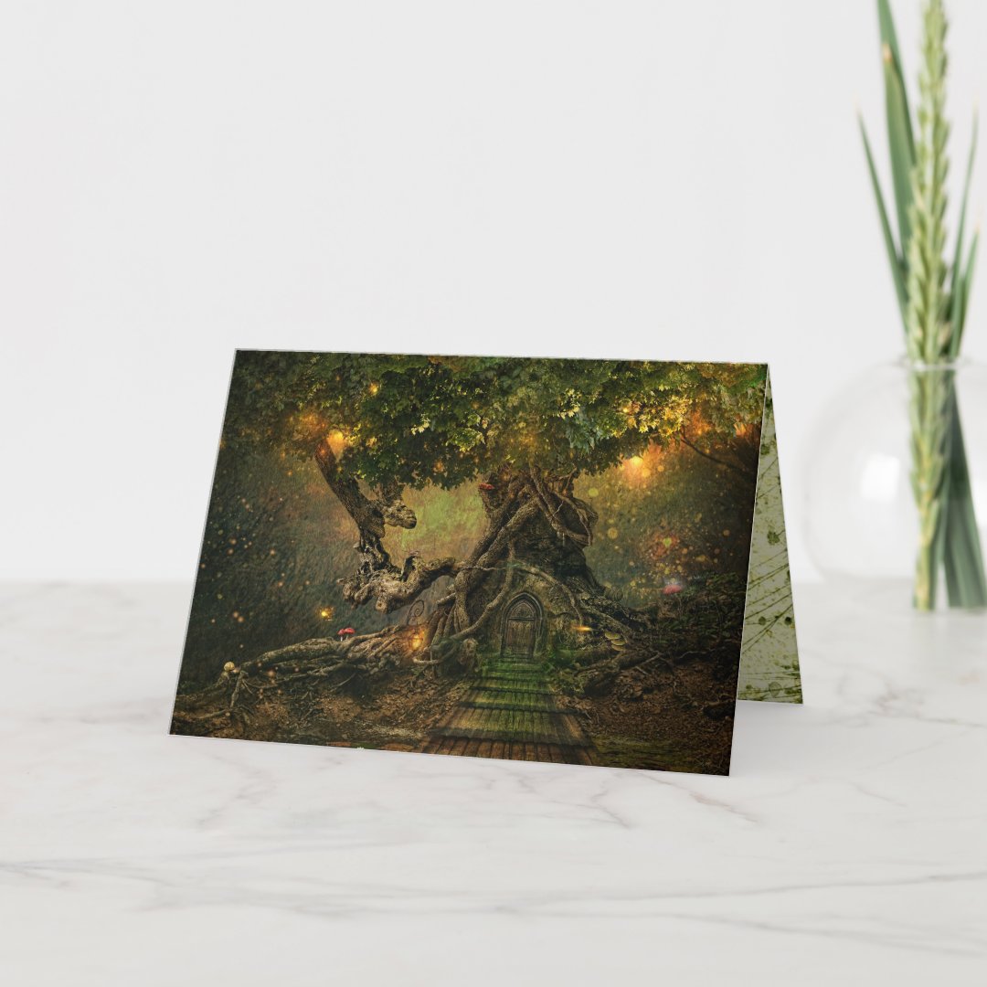 tree scape card | Zazzle