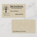 Tree Service Business Card | Zazzle