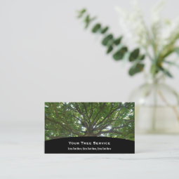 Tree Service Business Card | Zazzle