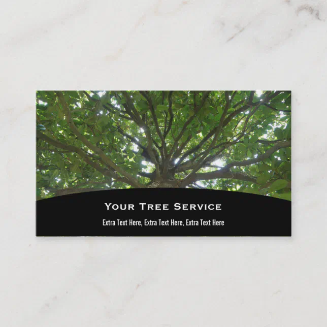 Tree Service Business Card | Zazzle