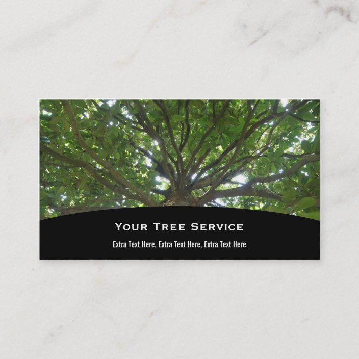 Tree Service Business Card | Zazzle.com