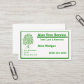 Tree Service Business Card | Zazzle