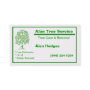 Tree Service Business Card | Zazzle