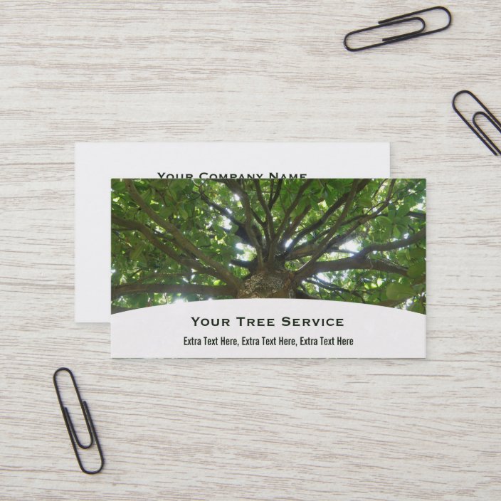Tree Service Business Card | Zazzle.com