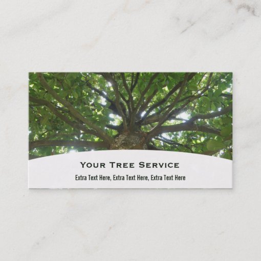 Tree Service Business Card | Zazzle