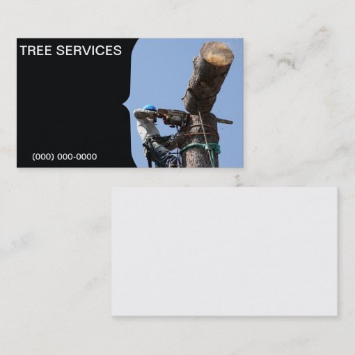 Tree Service Business Card Template | Zazzle