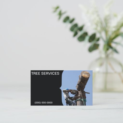 Tree Service Business Card Template | Zazzle