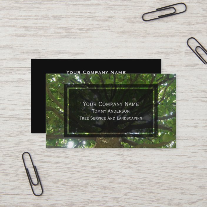 Tree Service Business Cards | Zazzle.com
