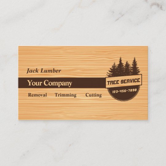 Tree Service Business Cards | Zazzle.com