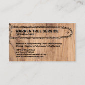 Tree Service Company Business Card | Zazzle