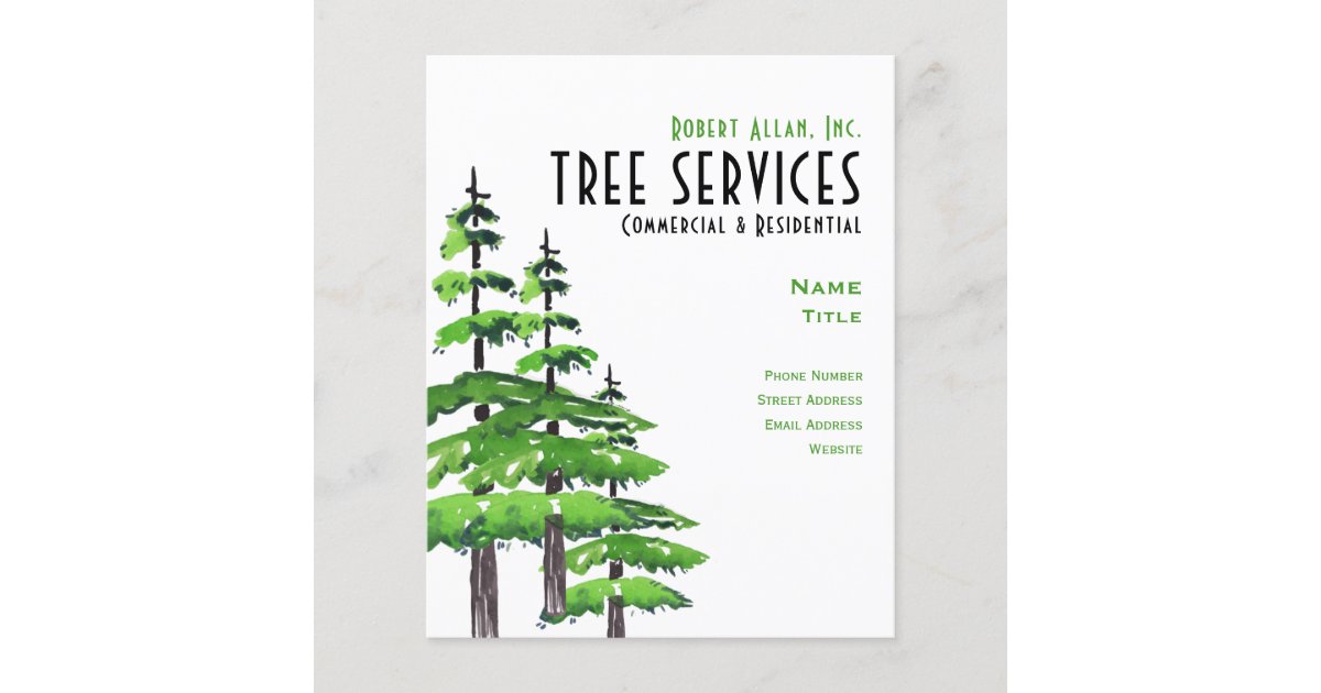 Tree Services Flyer | Zazzle