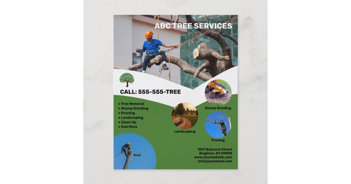 Tree Services Flyer | Zazzle
