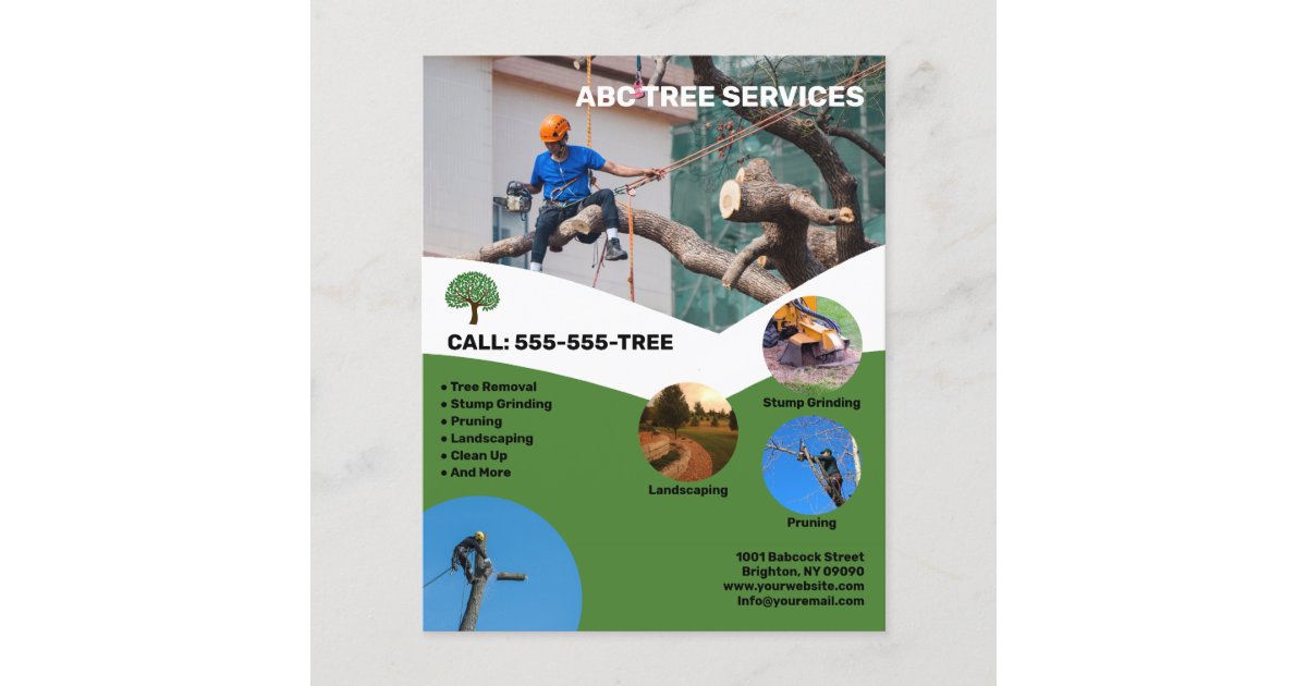 Tree Services Flyer | Zazzle