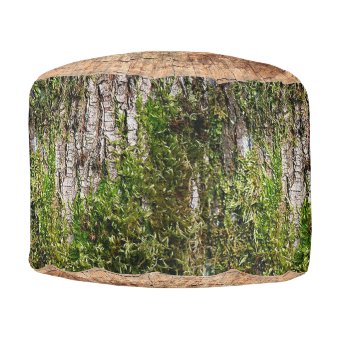 Tree Stump Foot Stool Pouf | Zazzle