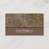 Tree Stump Grinding Removal Felling Business Card | Zazzle