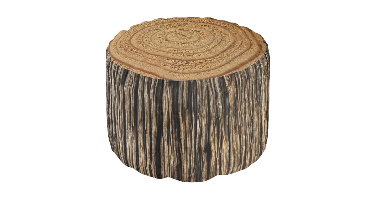 Tree Stump Pouf | Zazzle