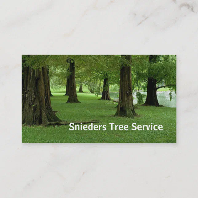 Tree Trimmer Service Business Card | Zazzle