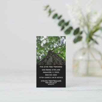 Tree Trimming Business Card | Zazzle