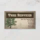 Tree Trimming Care Services Business Card | Zazzle