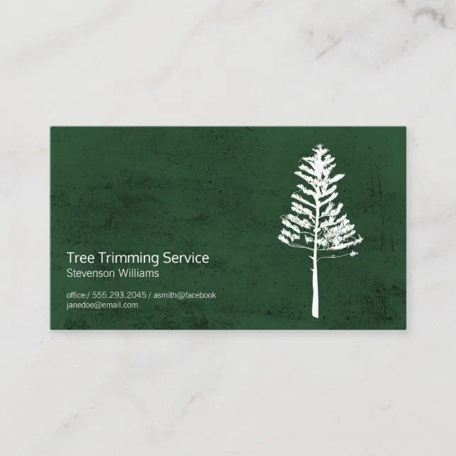 Tree Trimming | Nature Outdoors | Landscaping Business Card | Zazzle